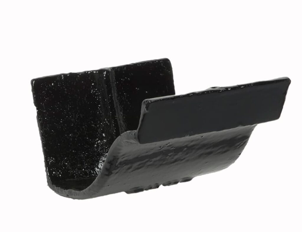 Cast iron og gutter union-clip - cast iron ogee gutter union