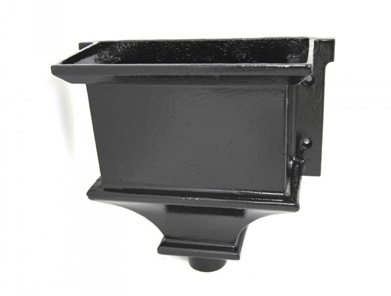 Cast iron hopper heads - cast iron rainwater heads - ornamental heads