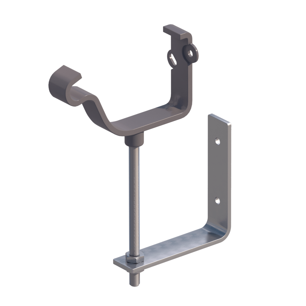 Lindab Rainline fascia rise and fall adjustable gutter bracket