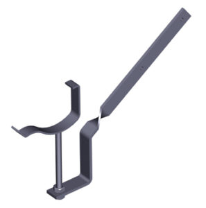Side rafter rise and fall bracket for common Og cast iron gutter
