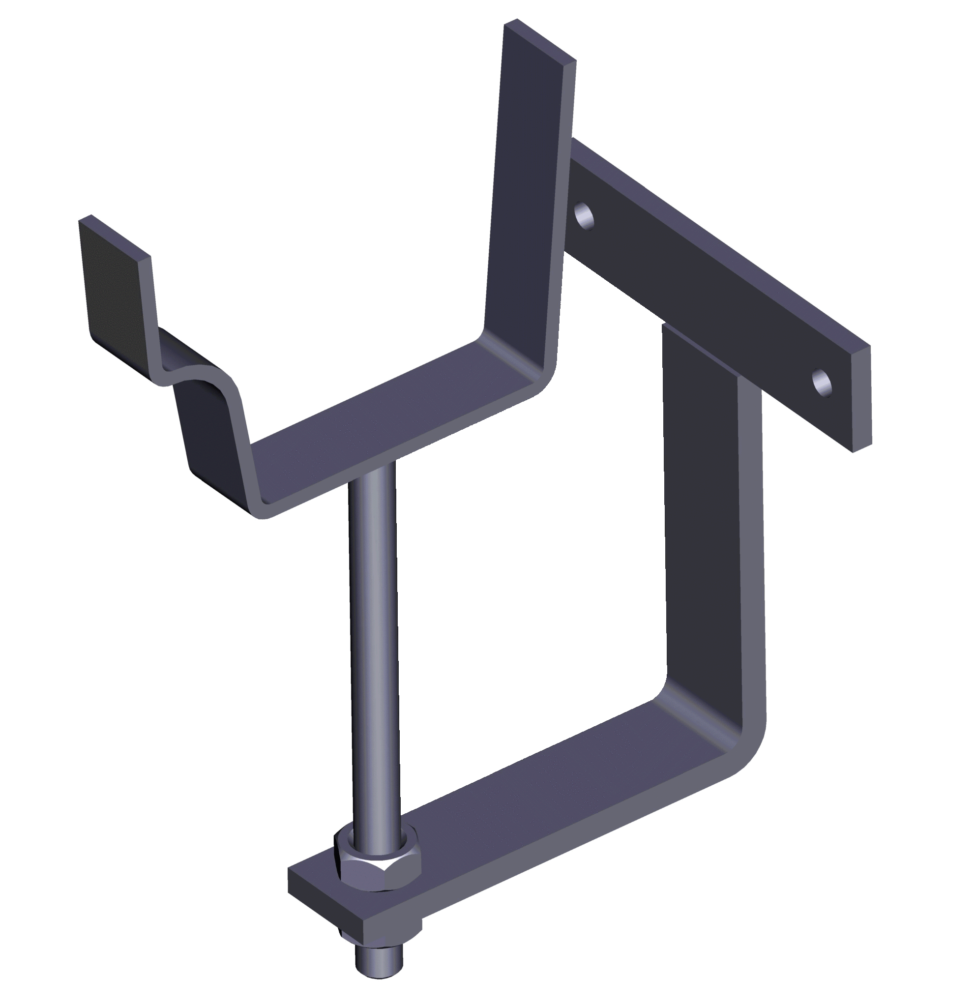 Adjustable side rafter gutter brackets Notts Og rise and fall