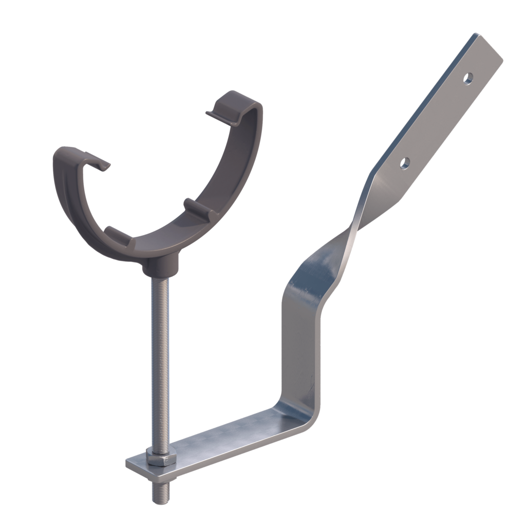 Polypipe RR111 half round 112mm side rafter rise fall gutter bracket