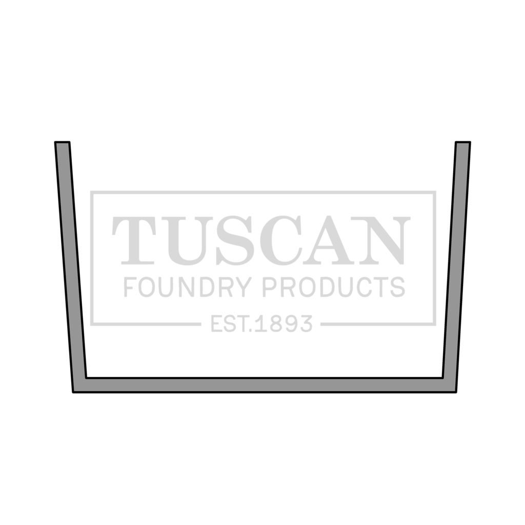 Large sand cast iron gutters - large sand cast iron guttering