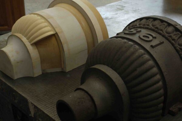 Bespoke cast iron hopper heads - bespoke rainwater heads - leader head